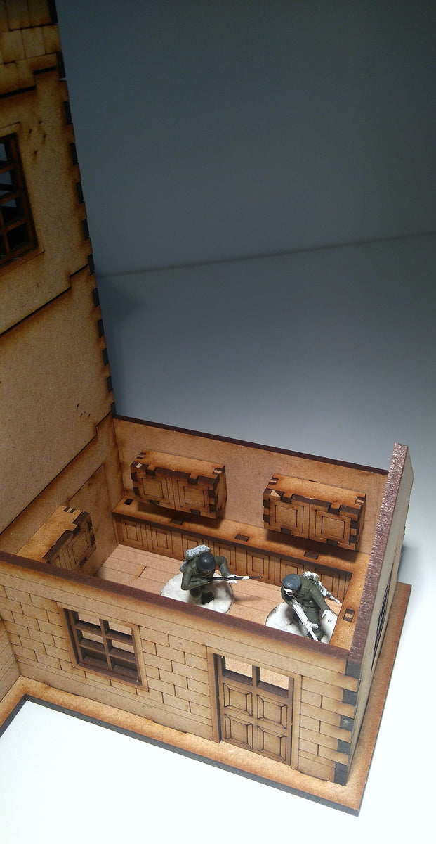 WW2 Cafe De Normandie 28mm 1/56th Scale – Dark Ops
