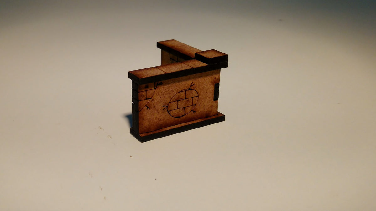 28mm Stone Wall sections – Dark Ops