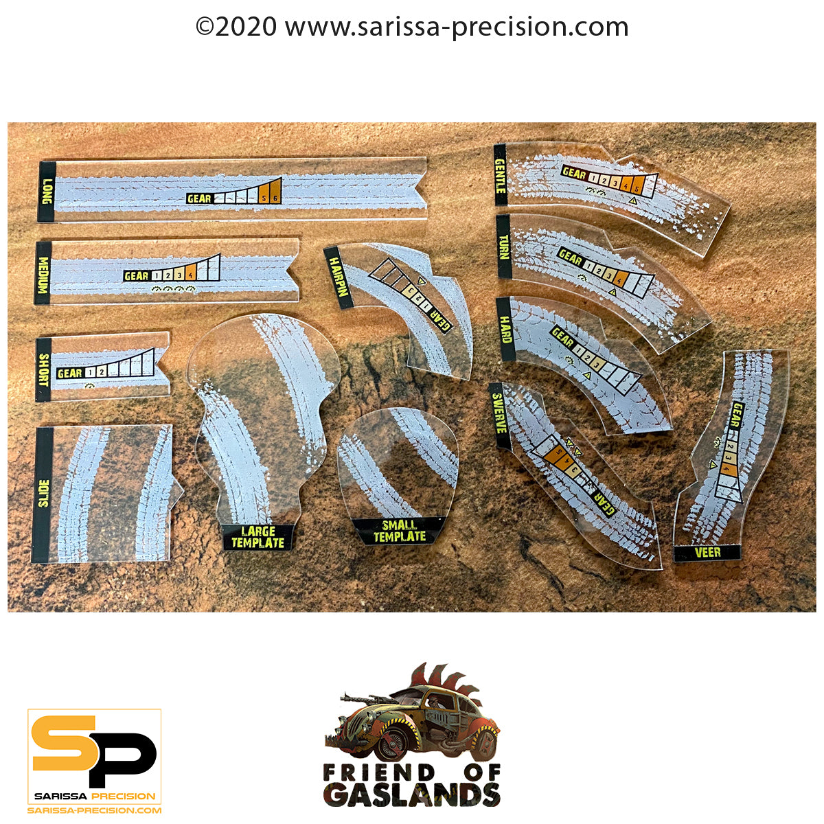 Gaslands Refuelled Clear Templates - Full Colour – Dark Ops