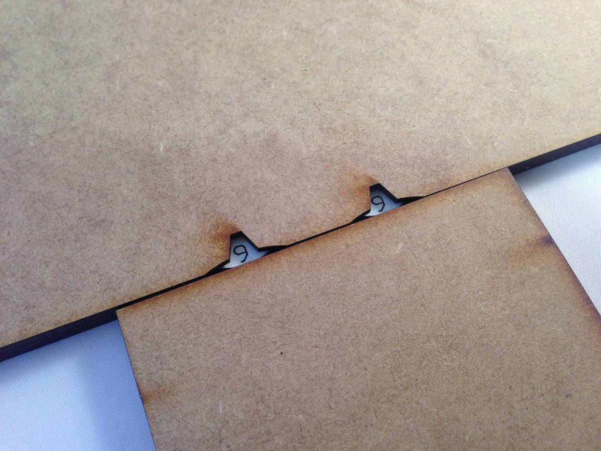 200 mm x 80 mm Base With Integrated Wound Counters – Dark Ops